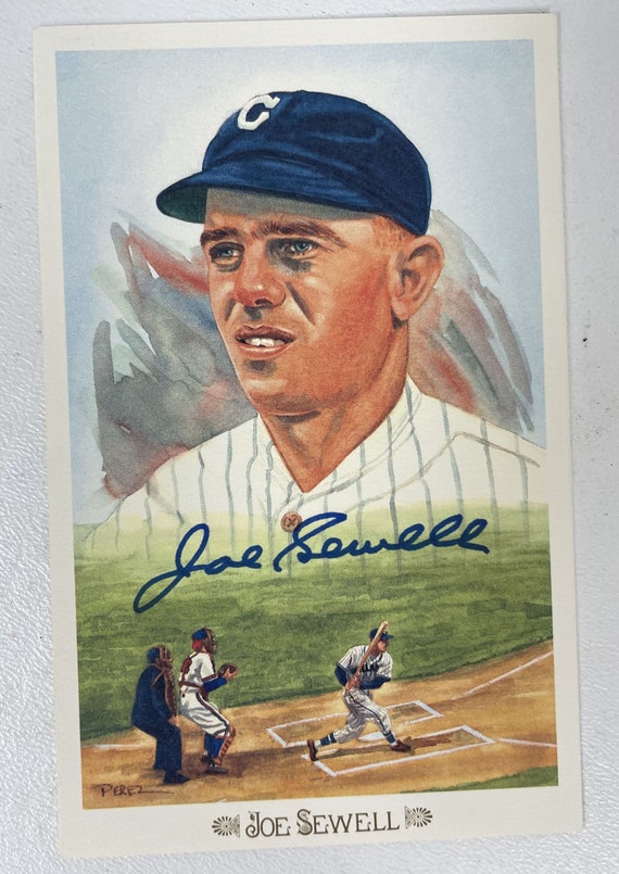 Joe Sewell d. 1990 Signed Autographed Perez-Steele | Etsy