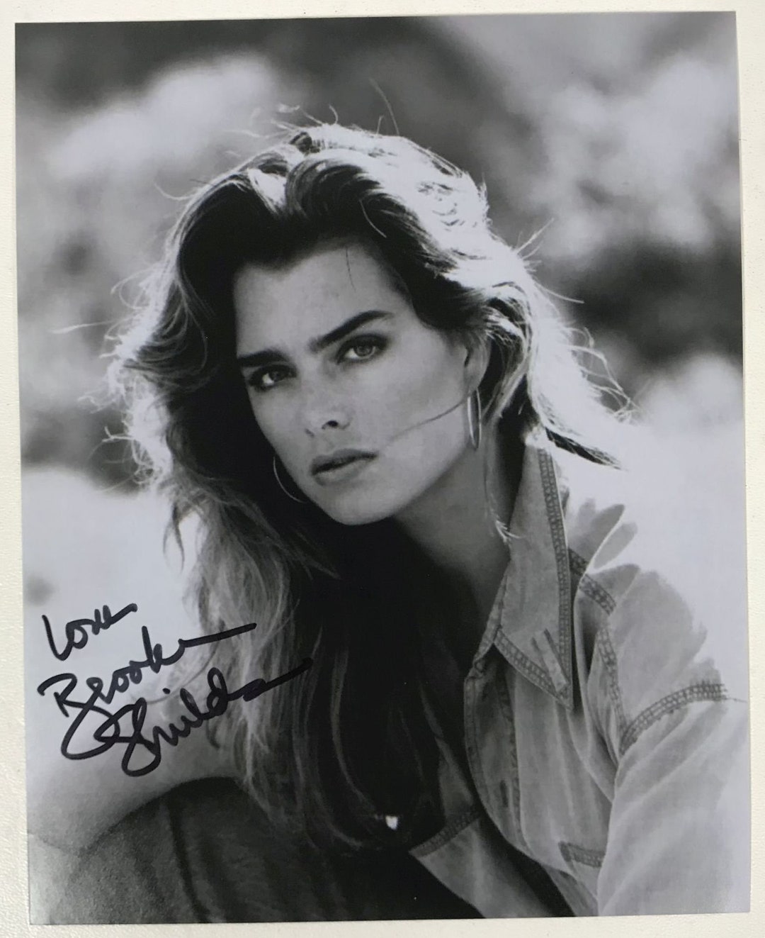 Brooke Shields Signed Autographed Glossy 8x10 Photo - Lifetime COA - Etsy