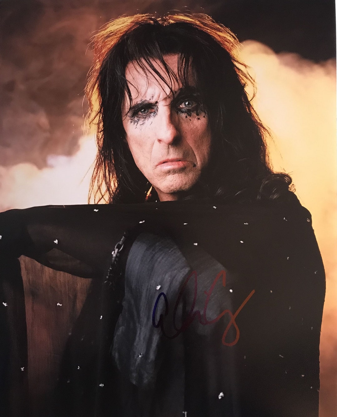 Alice Cooper Signed Autographed Glossy 8x10 Photo COA Matching ...