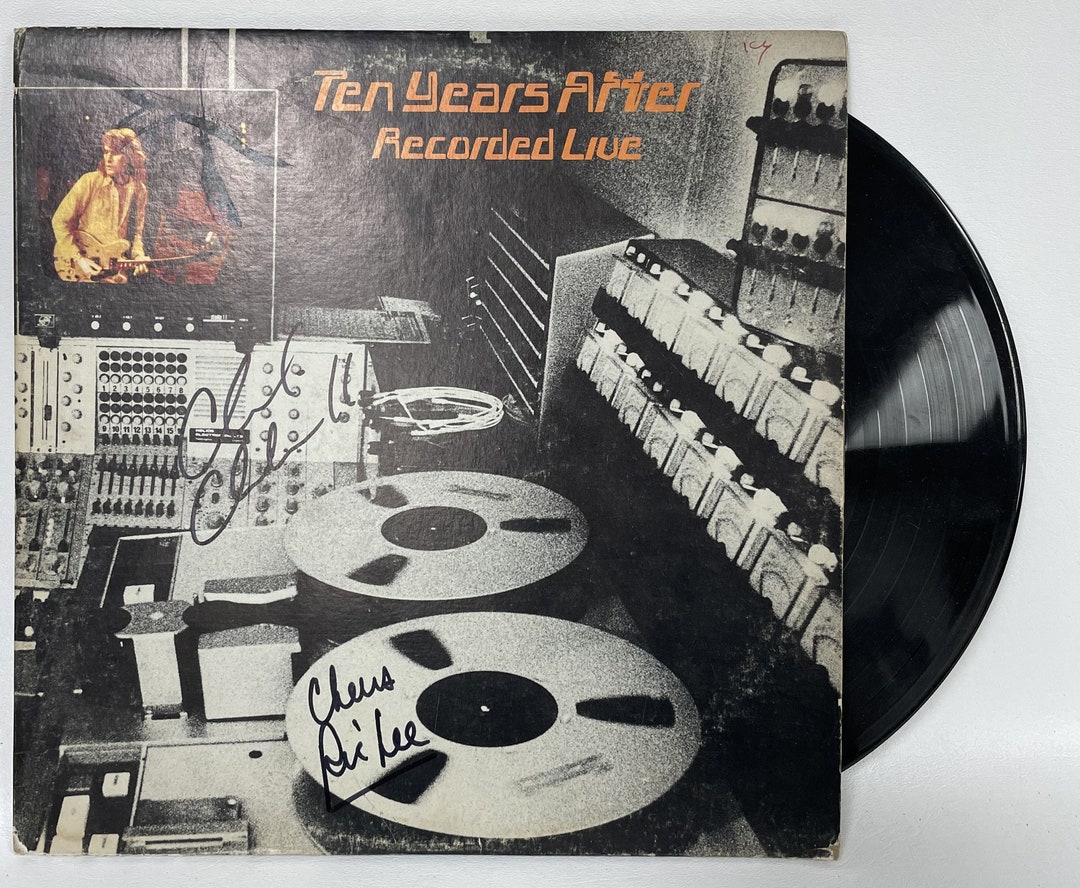 Chick Churchill & Ric Lee Signed Autographed ten Years After Record ...