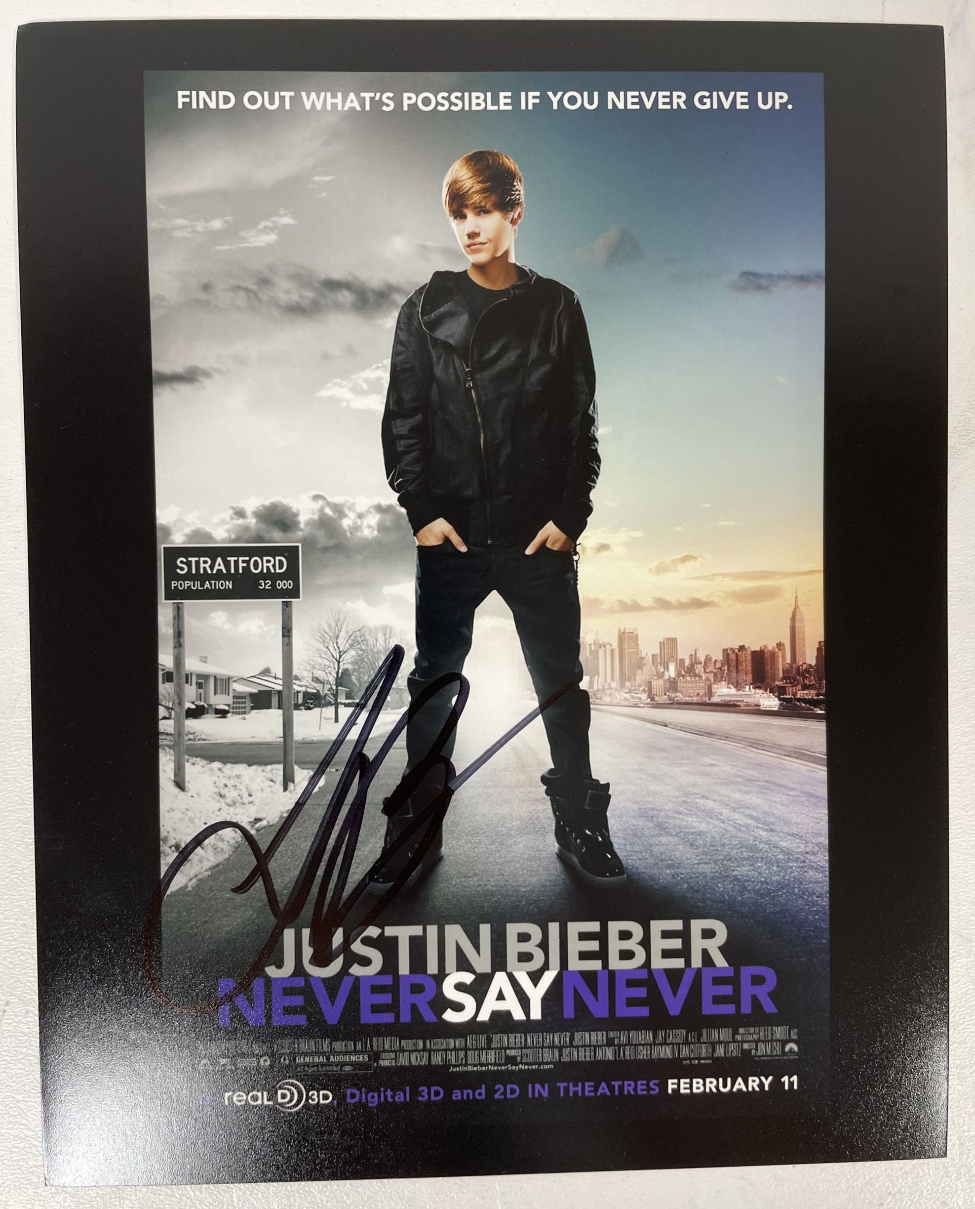 Justin Bieber Never Say Never Poster