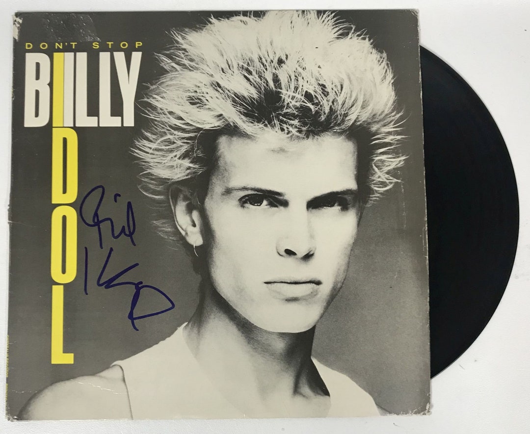 Billy Idol Signed Autographed "don't Stop" Record Album - Lifetime COA ...