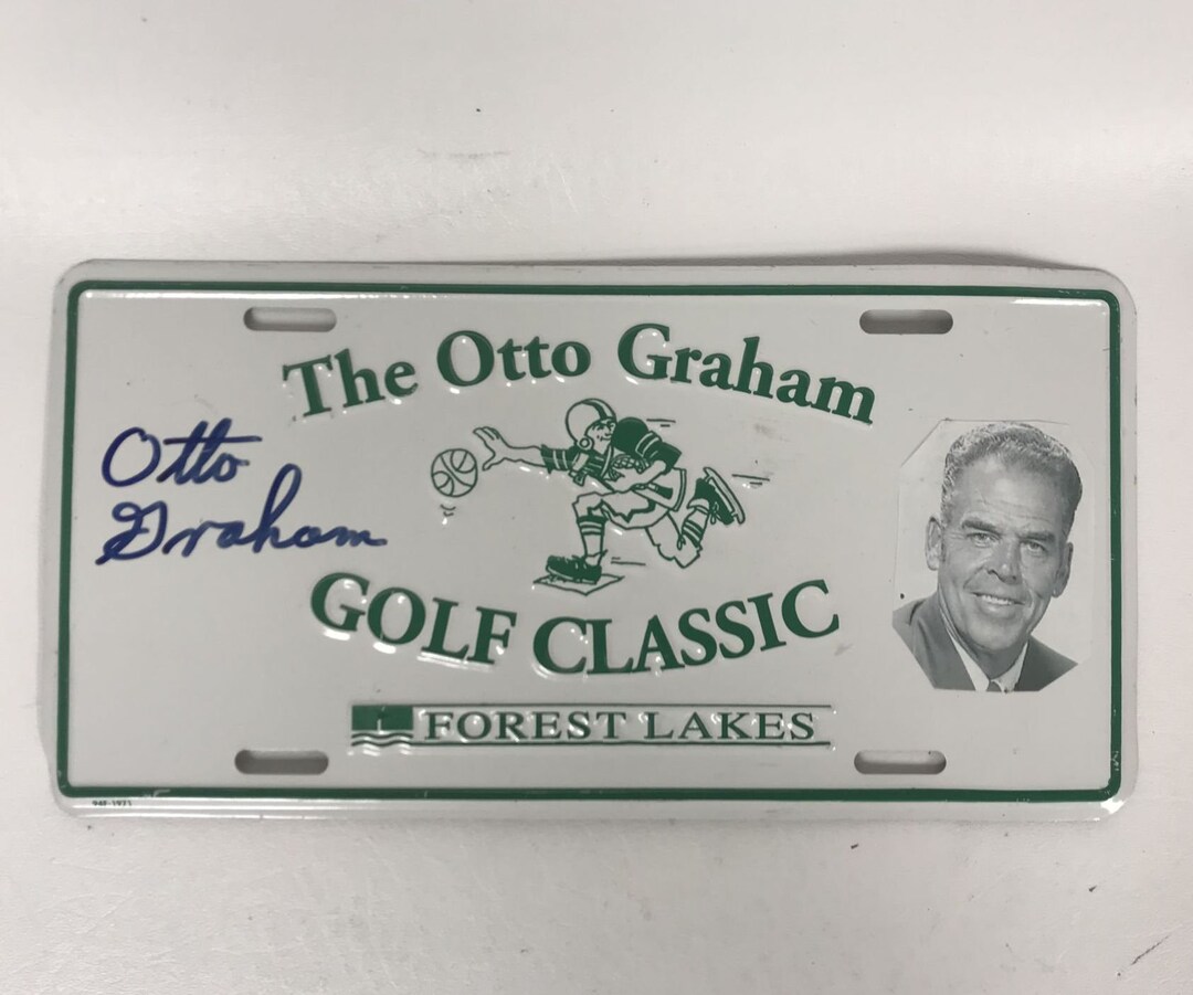 Otto Graham (d. 2003) Signed Autographed the Otto Graham Classic ...