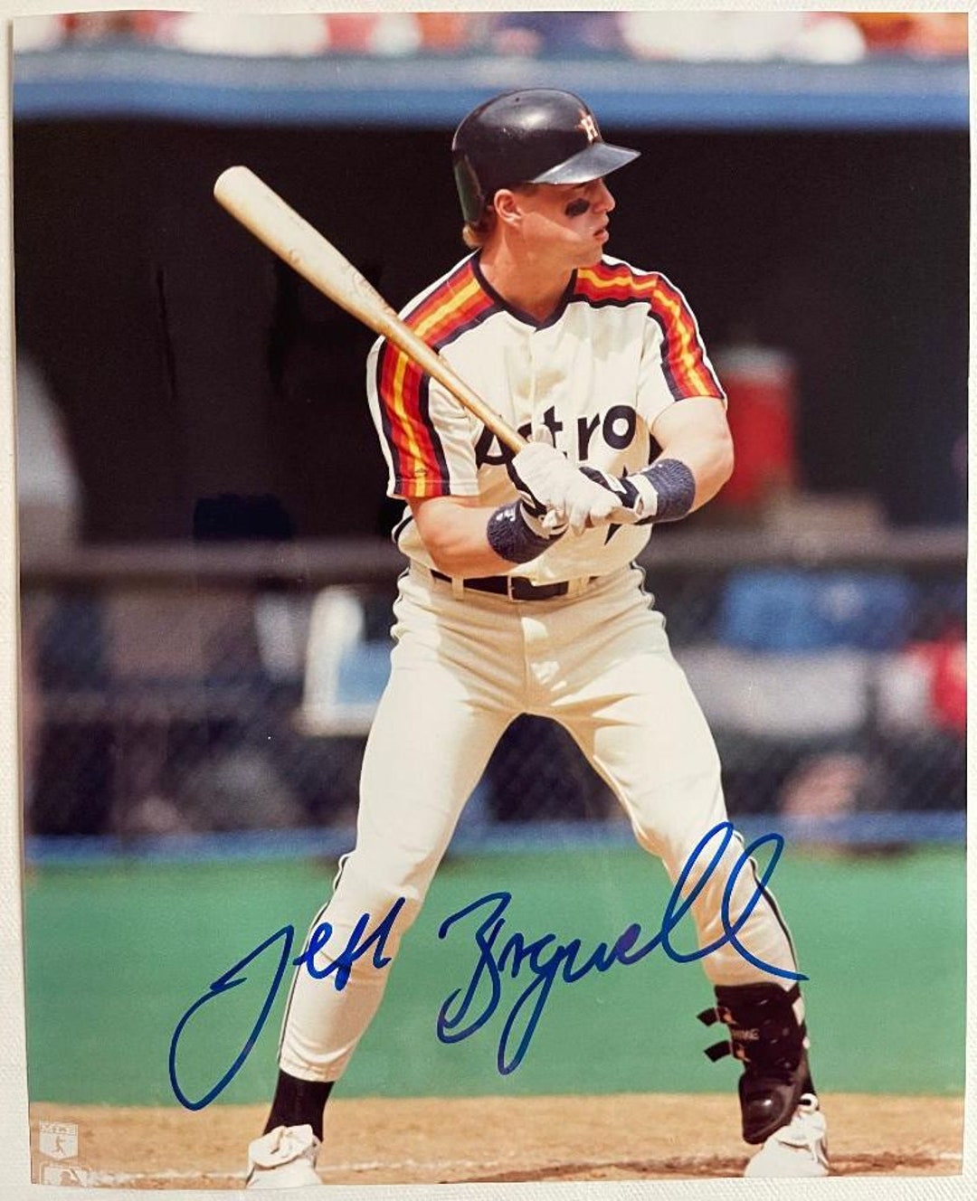 Jeff Bagwell Signed Autographed Glossy 8x10 Photo Houston Astros COA ...