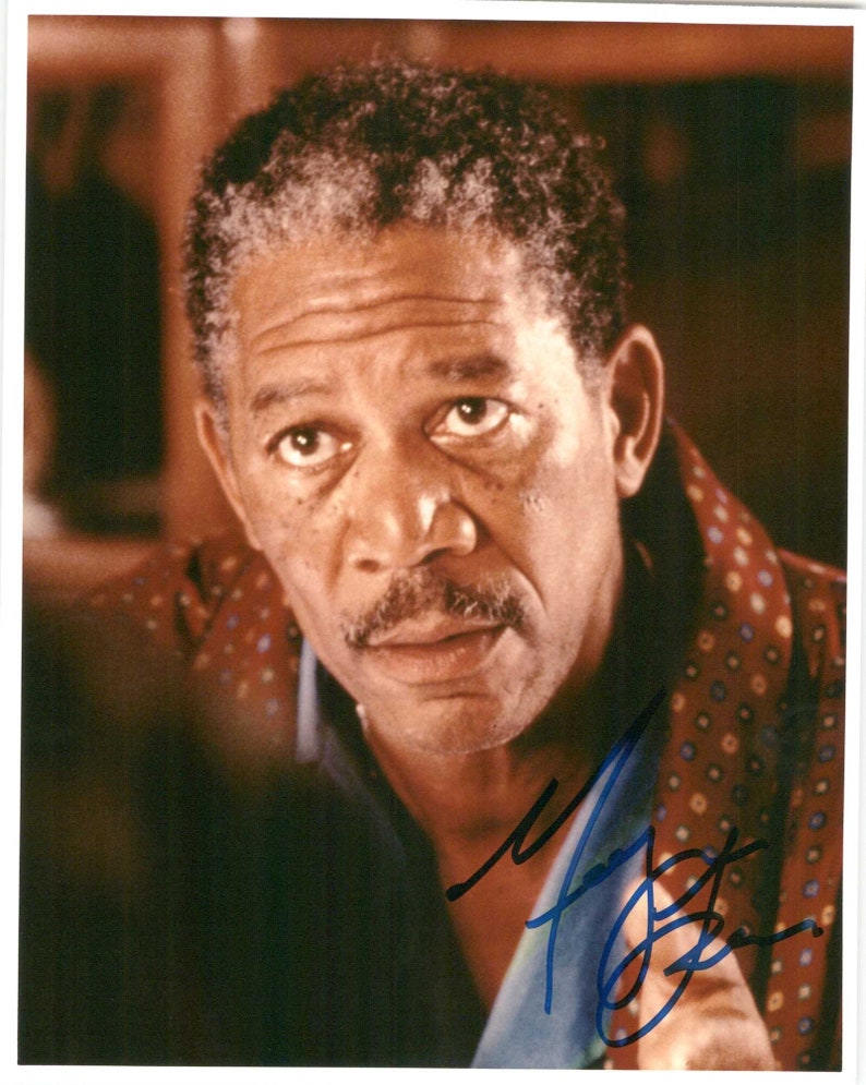 Morgan Freeman Signed Autographed Glossy 8x10 Photo COA - Etsy