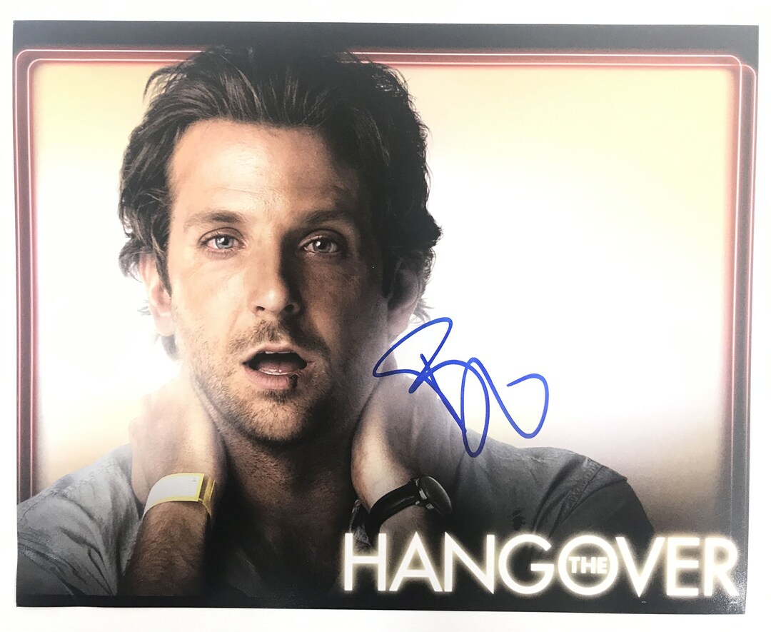 Bradley Cooper Signed Autographed the Hangover Glossy 8x10 Photo COA ...