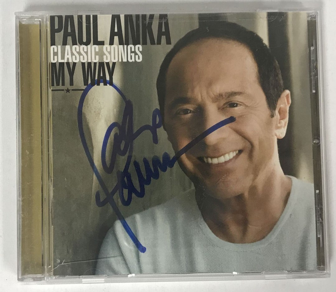 Paul Anka Signed Autographed my Way CD Compact Disc Lifetime COA - Etsy