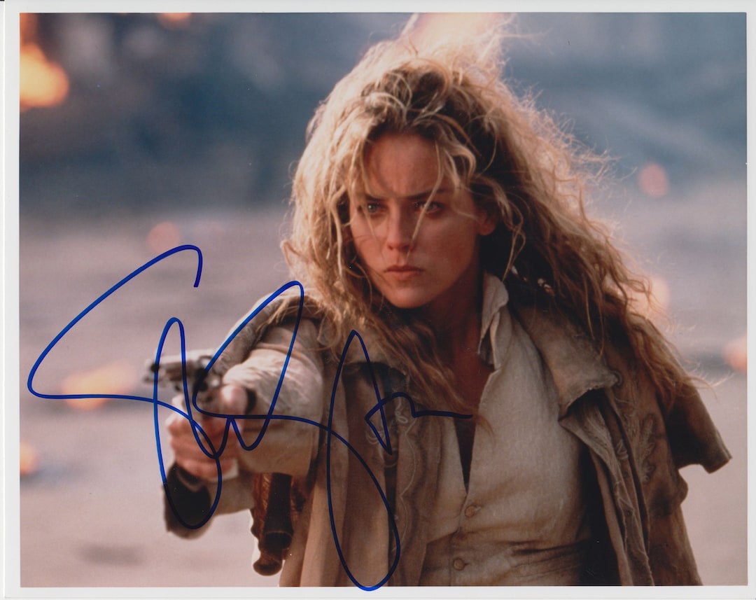 Sharon Stone Signed Autographed Glossy 8x10 Photo COA - Etsy