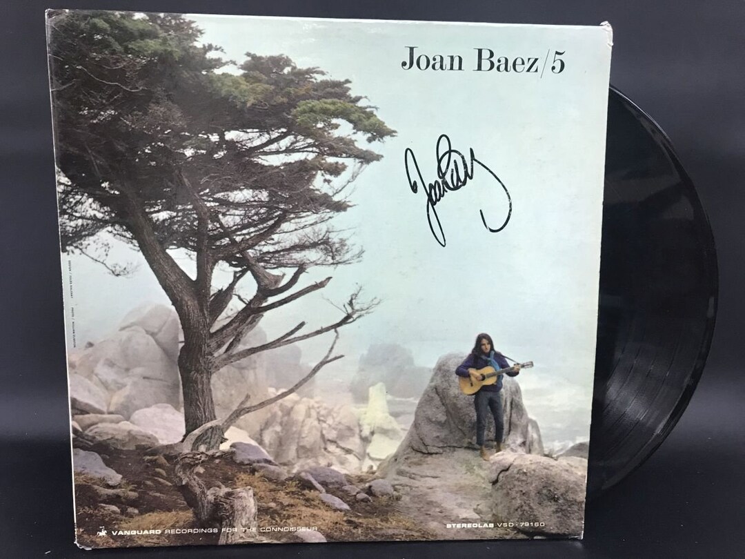Joan Baez Signed Autographed 5 Record Album Lifetime COA - Etsy