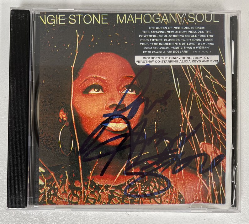 Angie Stone Signed Autographed mahogany Soul Music - Etsy