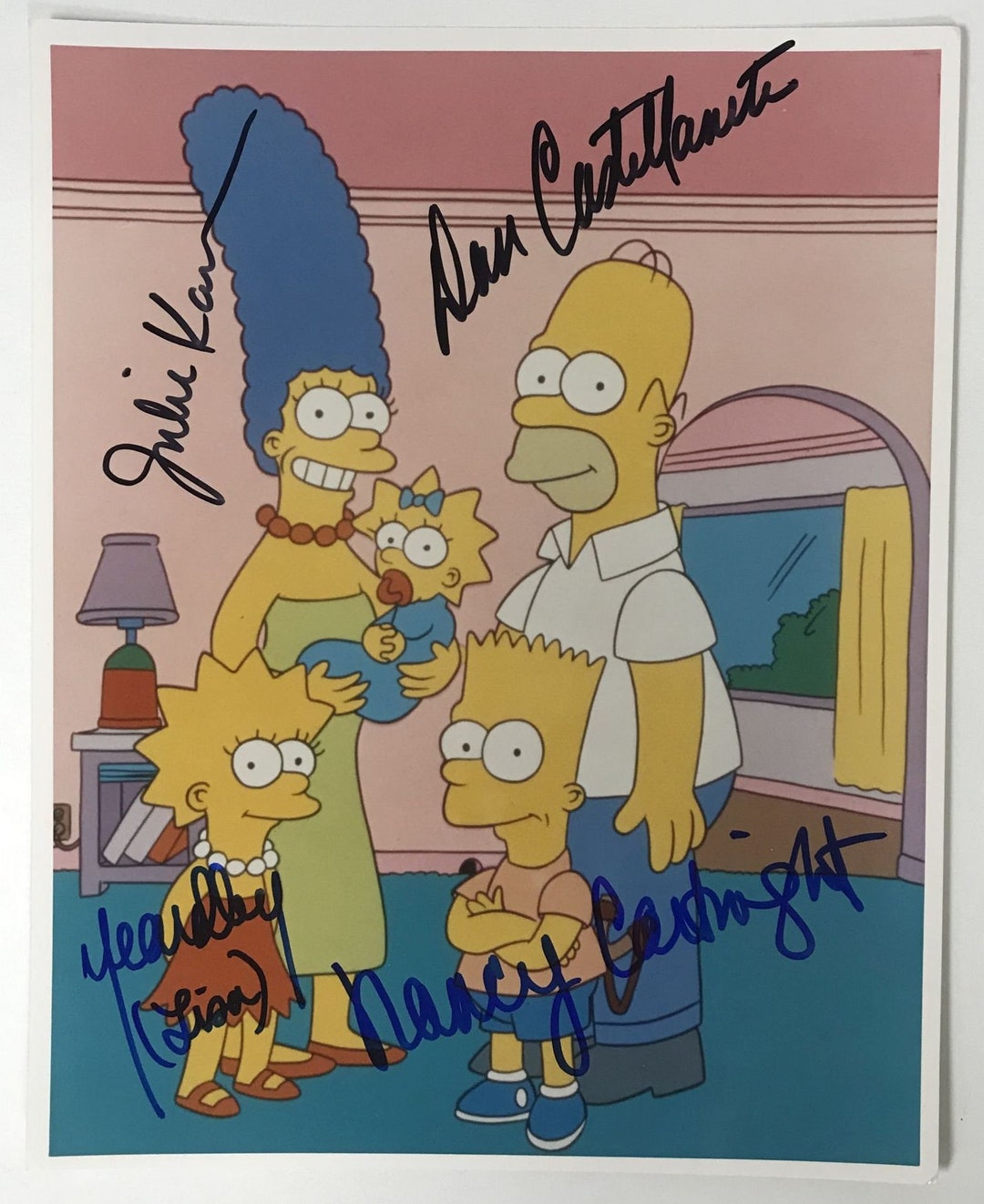 The Simpsons Cast Signed Autographed Glossy 8x10 Photo Lifetime COA - Etsy