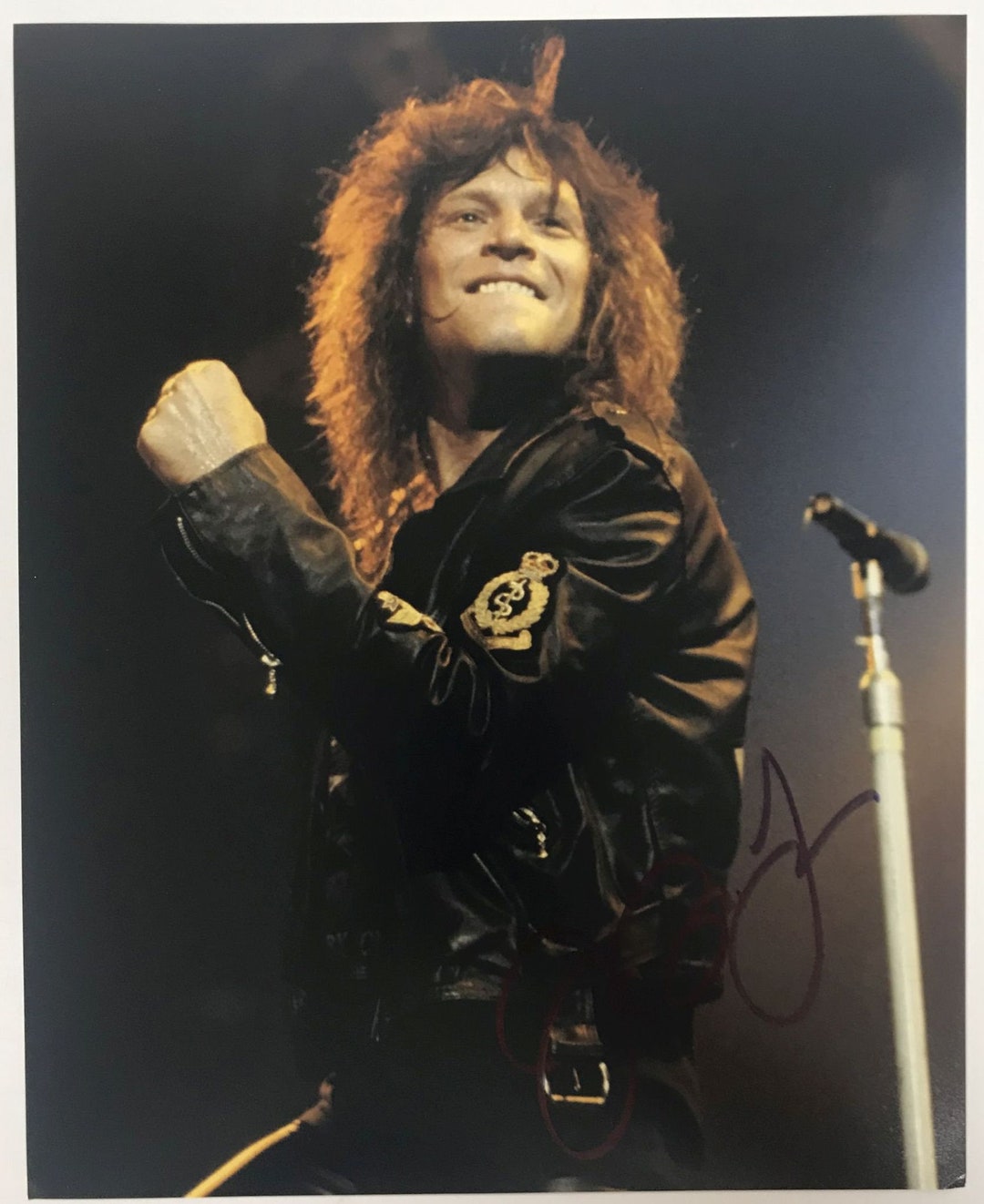 Jon Bon Jovi Signed Autographed Glossy 8x10 Photo Lifetime COA - Etsy