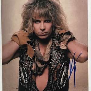 Vince Neil Signed Autographed motley Crue Glossy 8x10 Photo Mueller ...