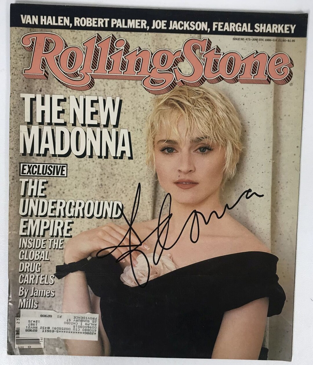 Madonna Signed Autographed Complete rolling Stone - Etsy