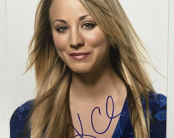Kaley Cuoco Signed Autographed the Big Bang Theory Glossy 8x10 Photo ...