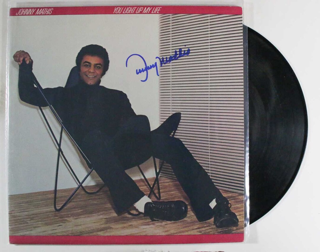 Johnny Mathis Signed Autographed "you Light up My Life" Record Album ...