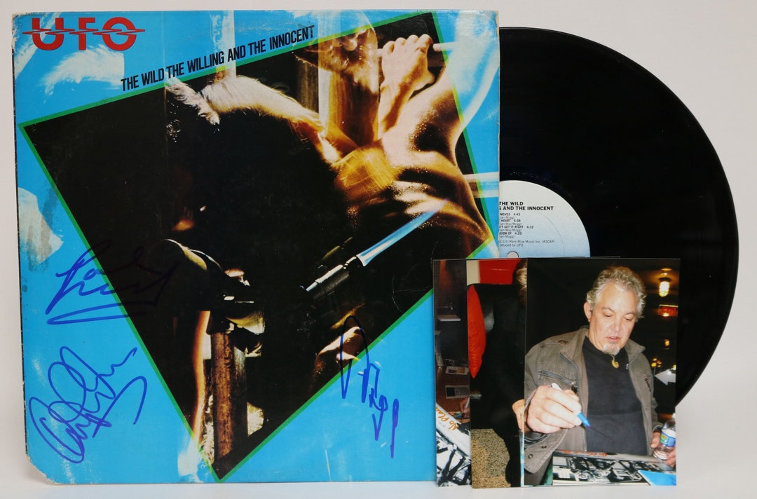 Paul Raymond, Phil Mogg & Andy Parker Signed Autographed ufo Record ...