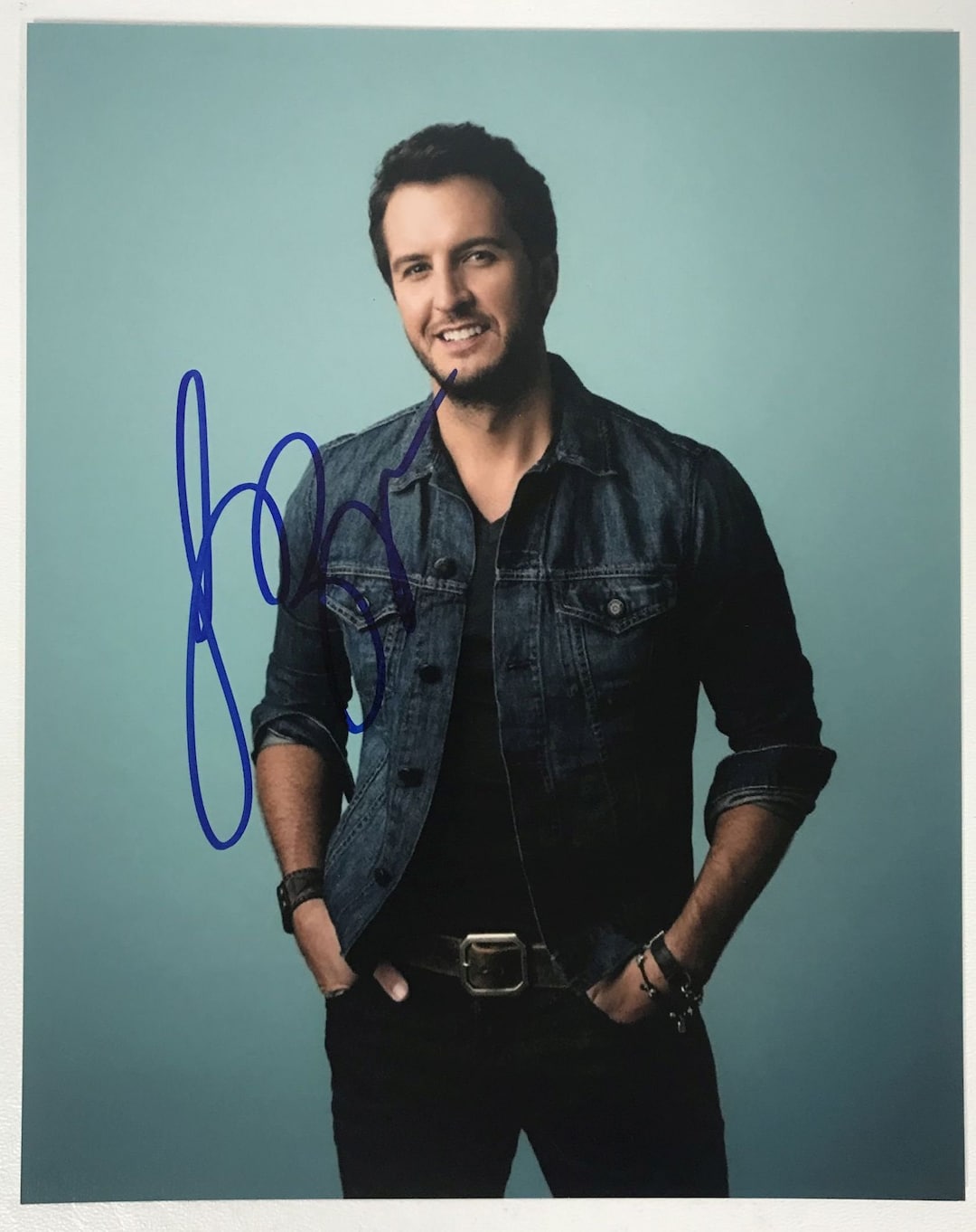 Luke Bryan Signed Autographed Glossy 8x10 Photo Lifetime COA - Etsy