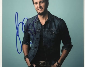 Luke Bryan Autographed Signed 8x10 Photo - Etsy