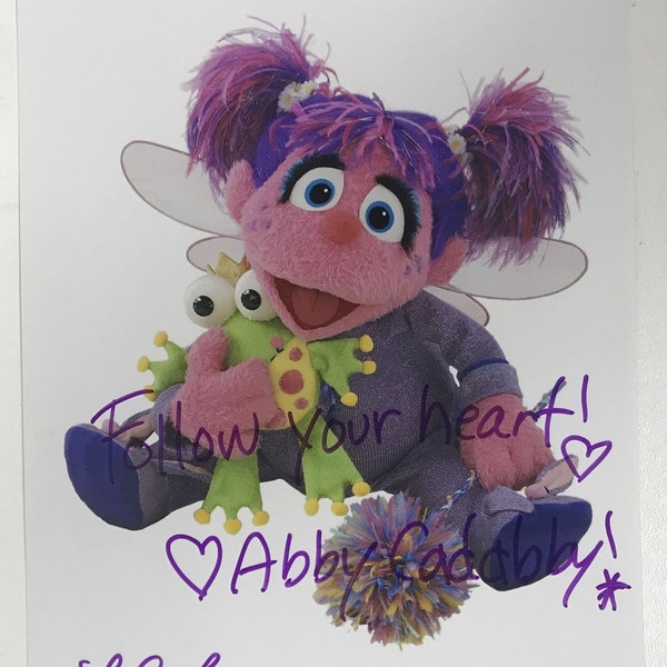 Sesame street abby sign - Etsy France