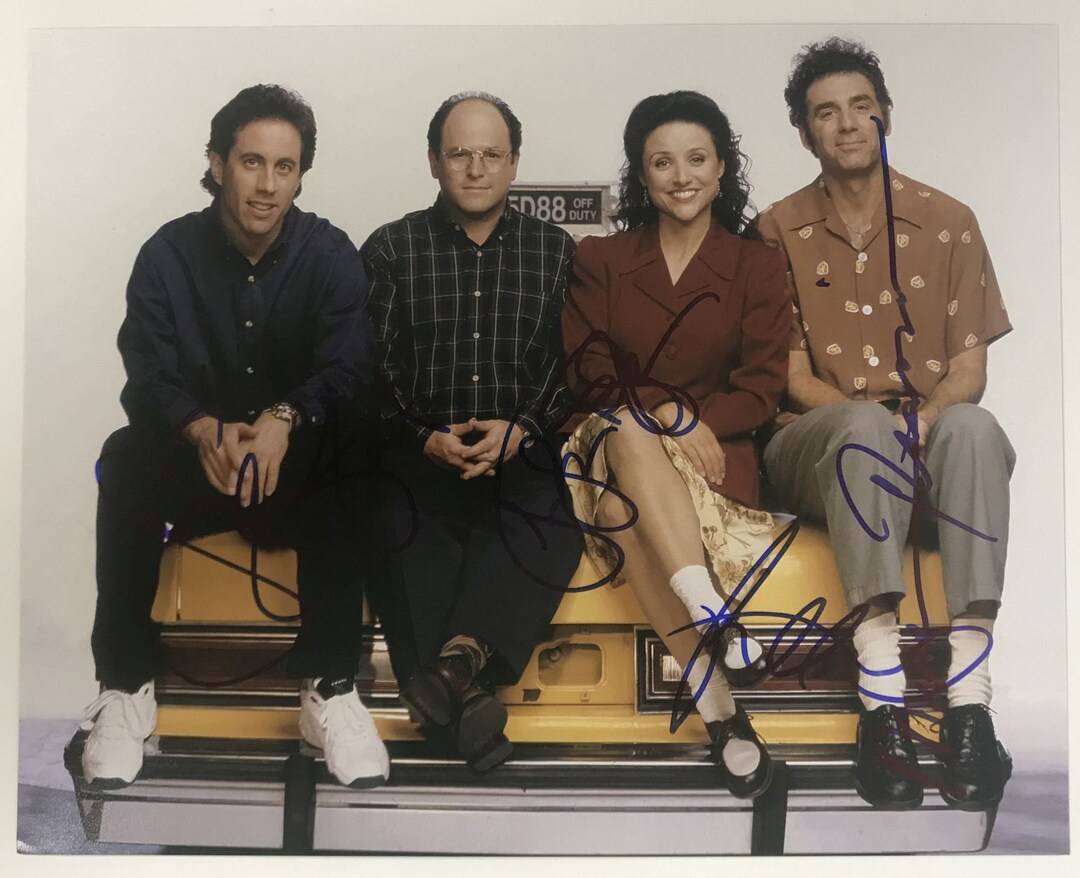 Seinfeld Cast Signed Autographed Glossy 8x10 Photo Lifetime COA - Etsy