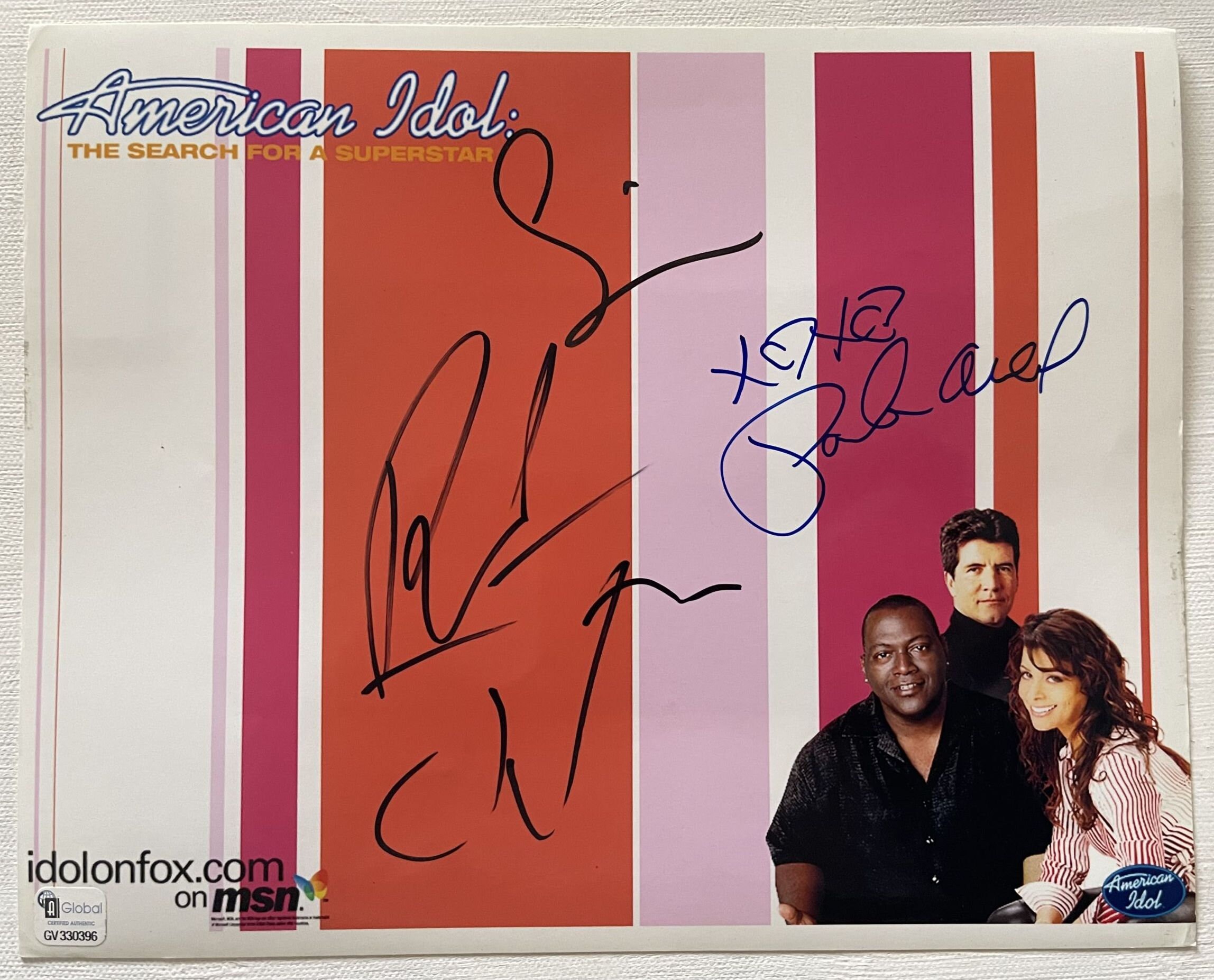 Randy Jackson, Simon Cowell & Paula Abdul Signed Autographed american ...
