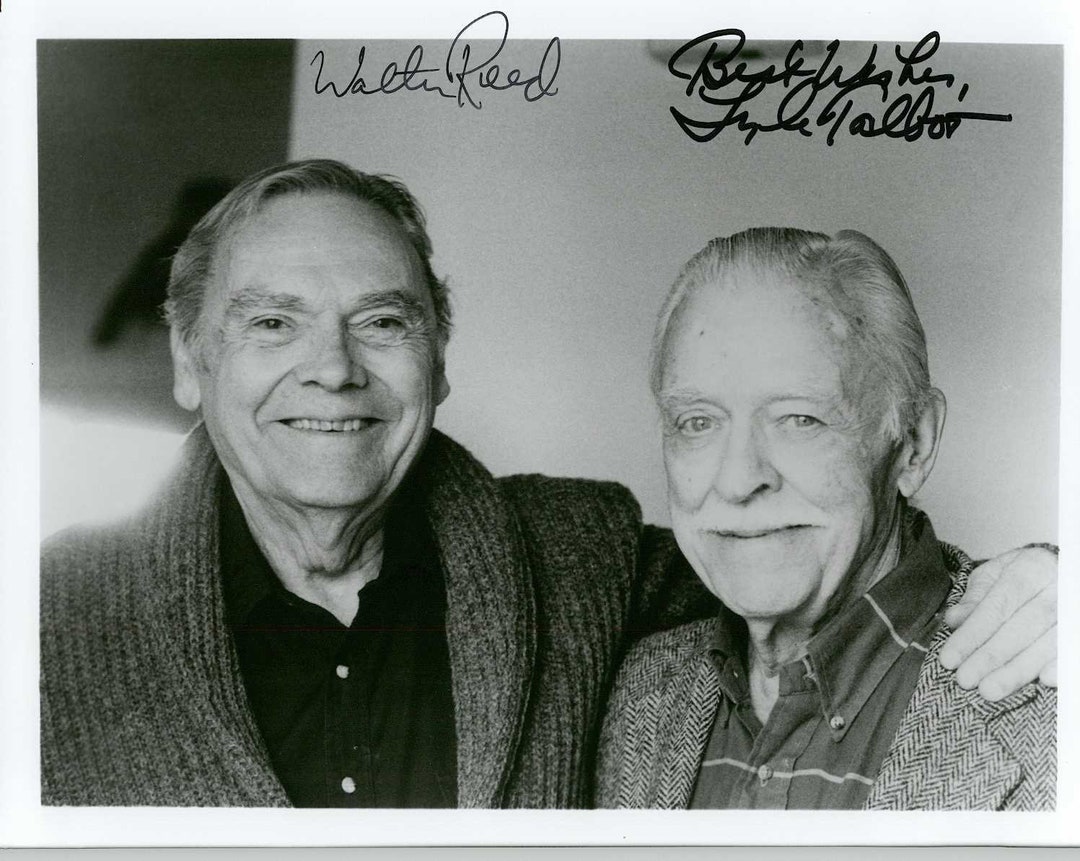 Walter Reed & Lyle Talbot Signed Autographed Glossy 8x10 Photo COA ...