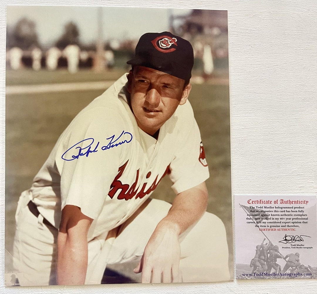 Ralph Kiner d. 2014 Signed Autographed Glossy 8x10 Photo Cleveland ...