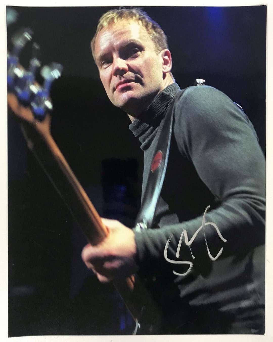 Sting Signed Autographed Glossy 8x10 Photo Mueller Authenticated - Etsy