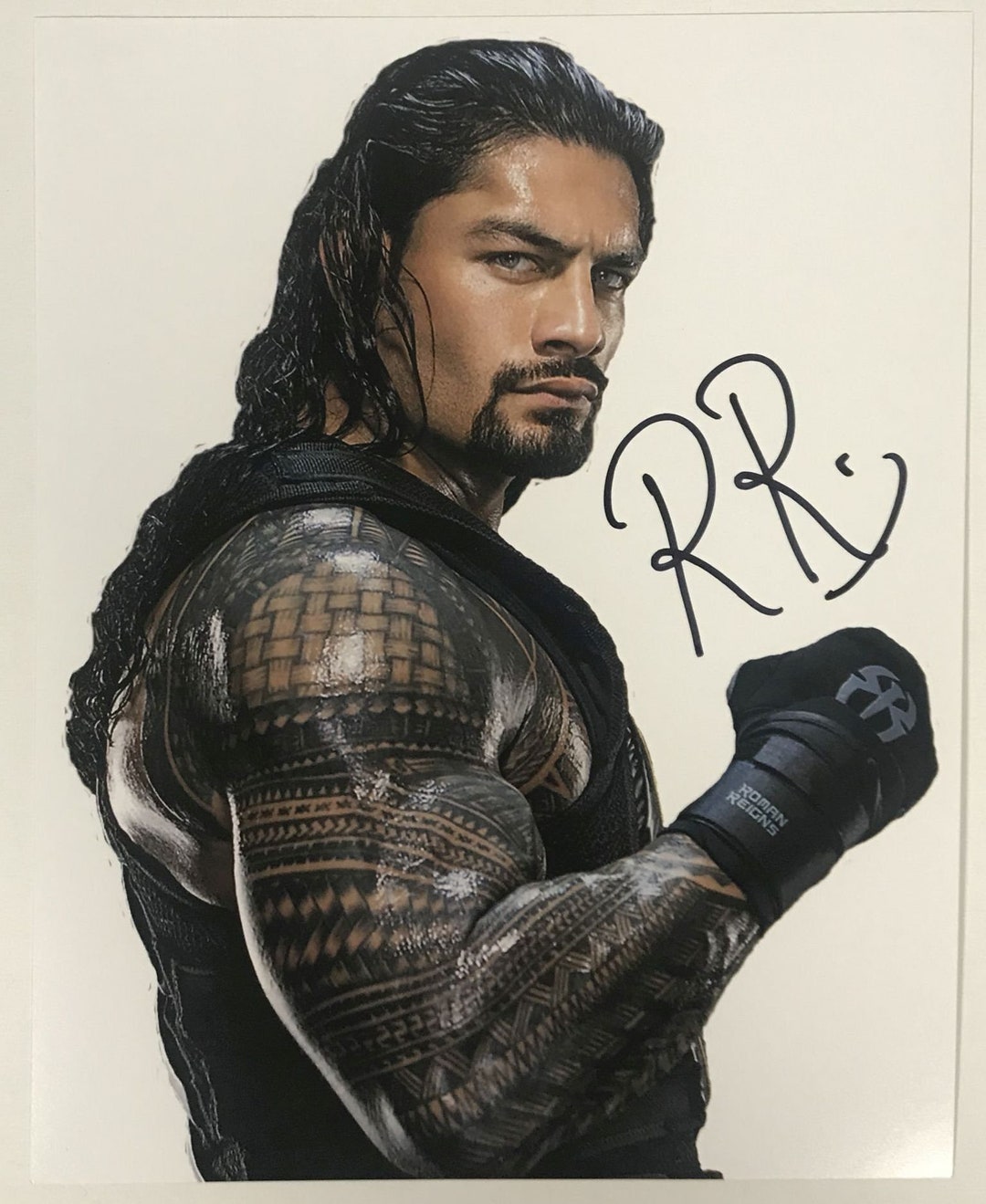 Roman Reigns Signed Autographed WWE Glossy 8x10 Photo Lifetime COA - Etsy