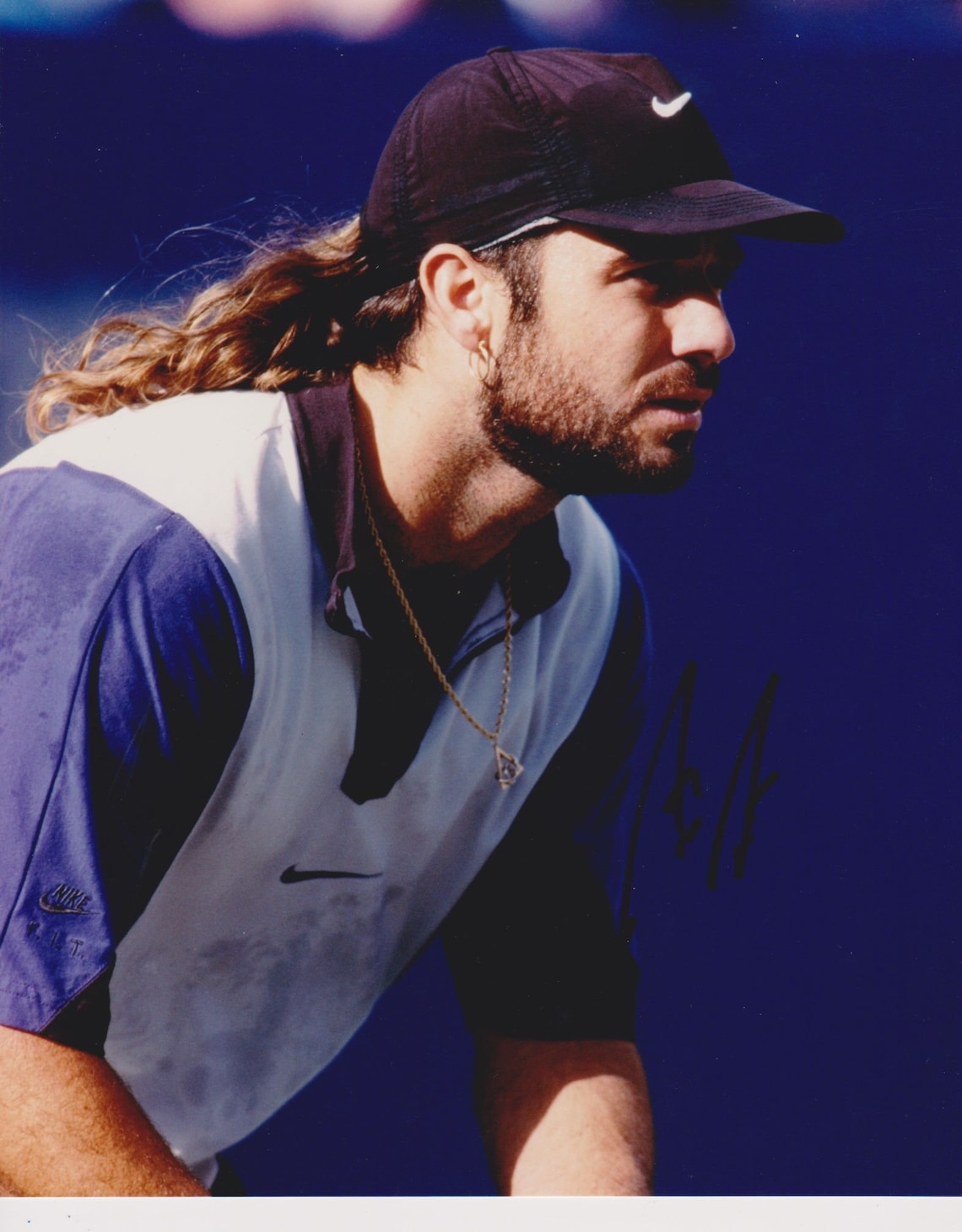 Andre Agassi Signed Autographed Tennis Glossy 8x10 Photo COA | Etsy