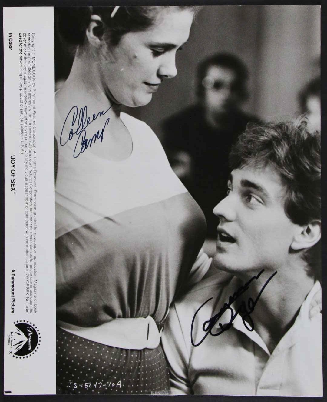 Colleen Camp & Cameron Dye Signed Autographed joy of Sex Glossy 7x9 ...