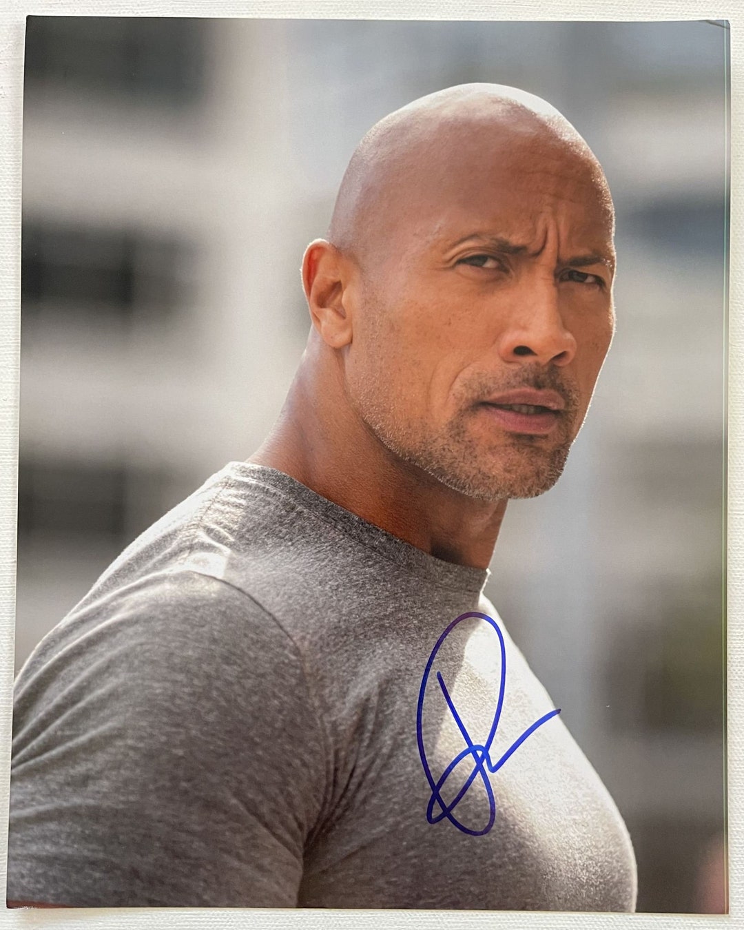 Dwayne 'the Rock' Johnson Signed Autographed - Etsy