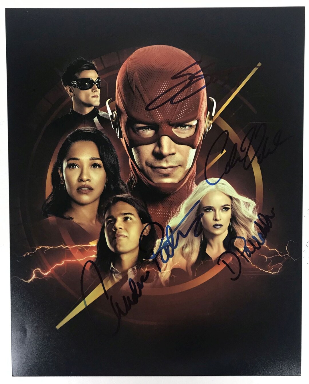 The Flash Cast Signed Autographed Glossy 8x10 Photo COA Matching ...