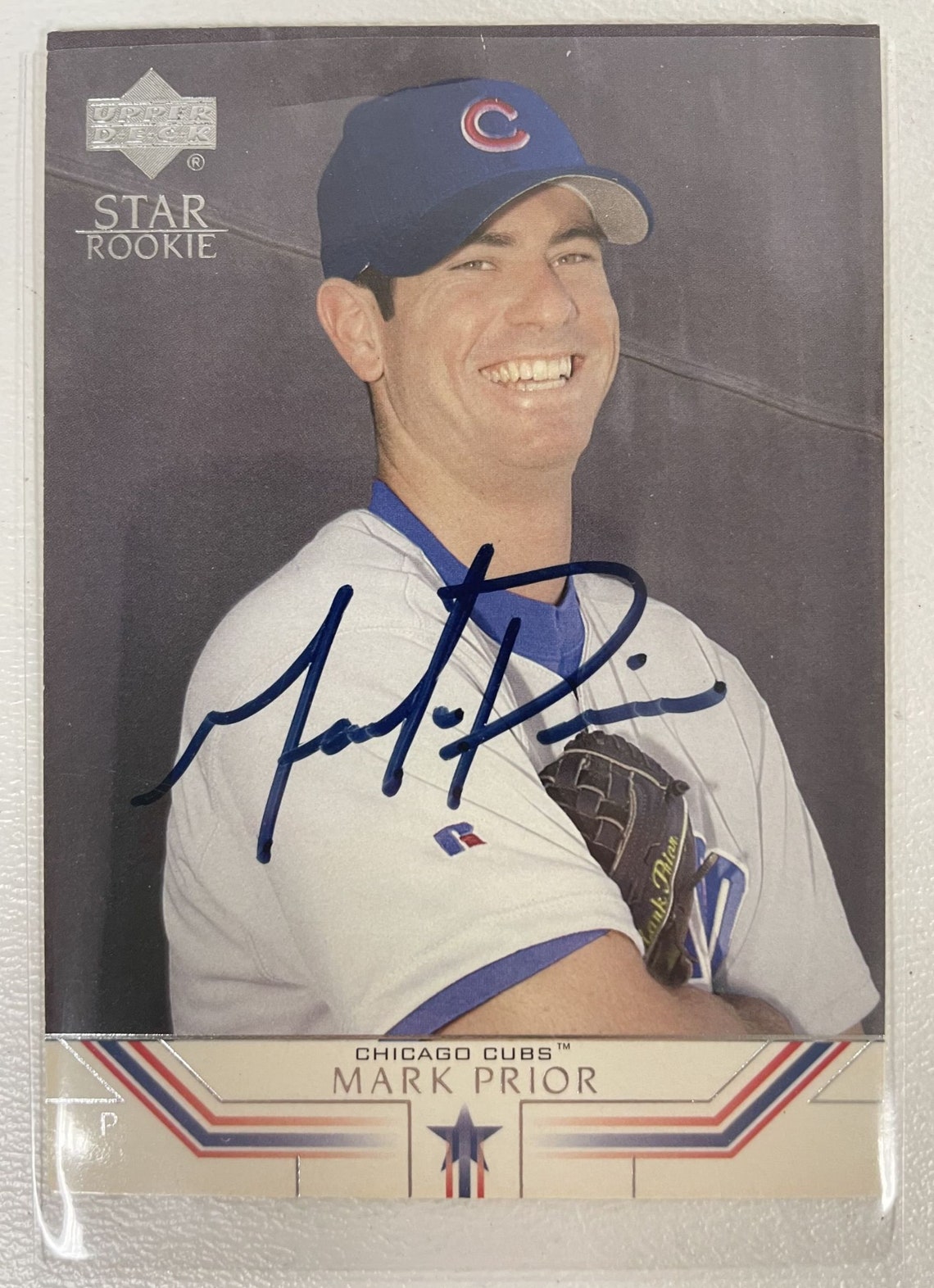 Mark Prior Signed Autographed 2001 Upper Deck Star Rookie Baseball Card ...
