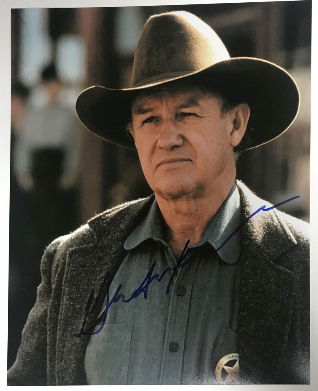 Gene Hackman Signed Autographed unforgiven Glossy 8x10 Photo Lifetime ...