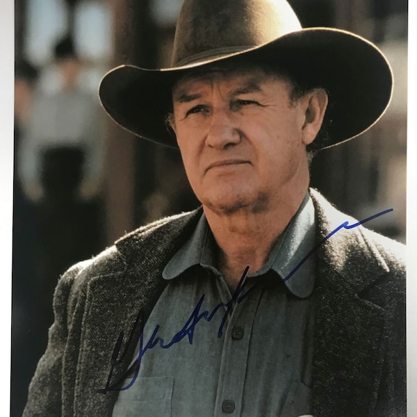 Gene Hackman Signed Autograph - Etsy