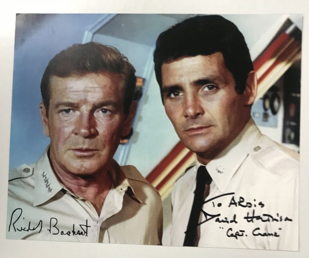 Richard Basehart & David Hedison Signed Autographed journey to the ...