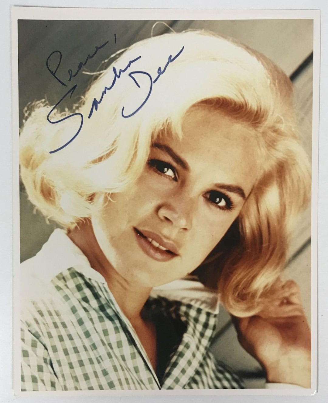 Sandra Dee d. 2005 Signed Autographed Glossy 8x10 Photo Lifetime COA - Etsy
