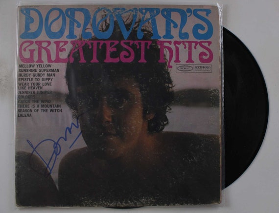 Donovan Signed Autographed Greatest Hits Record | Etsy