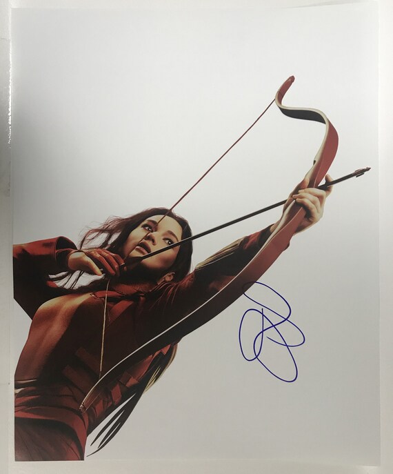 Jennifer Lawrence Signed Autographed mockingjay - Etsy