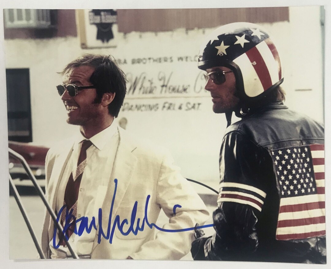 Jack Nicholson Signed Autographed "easy Rider" Glossy 8x10 Photo ...