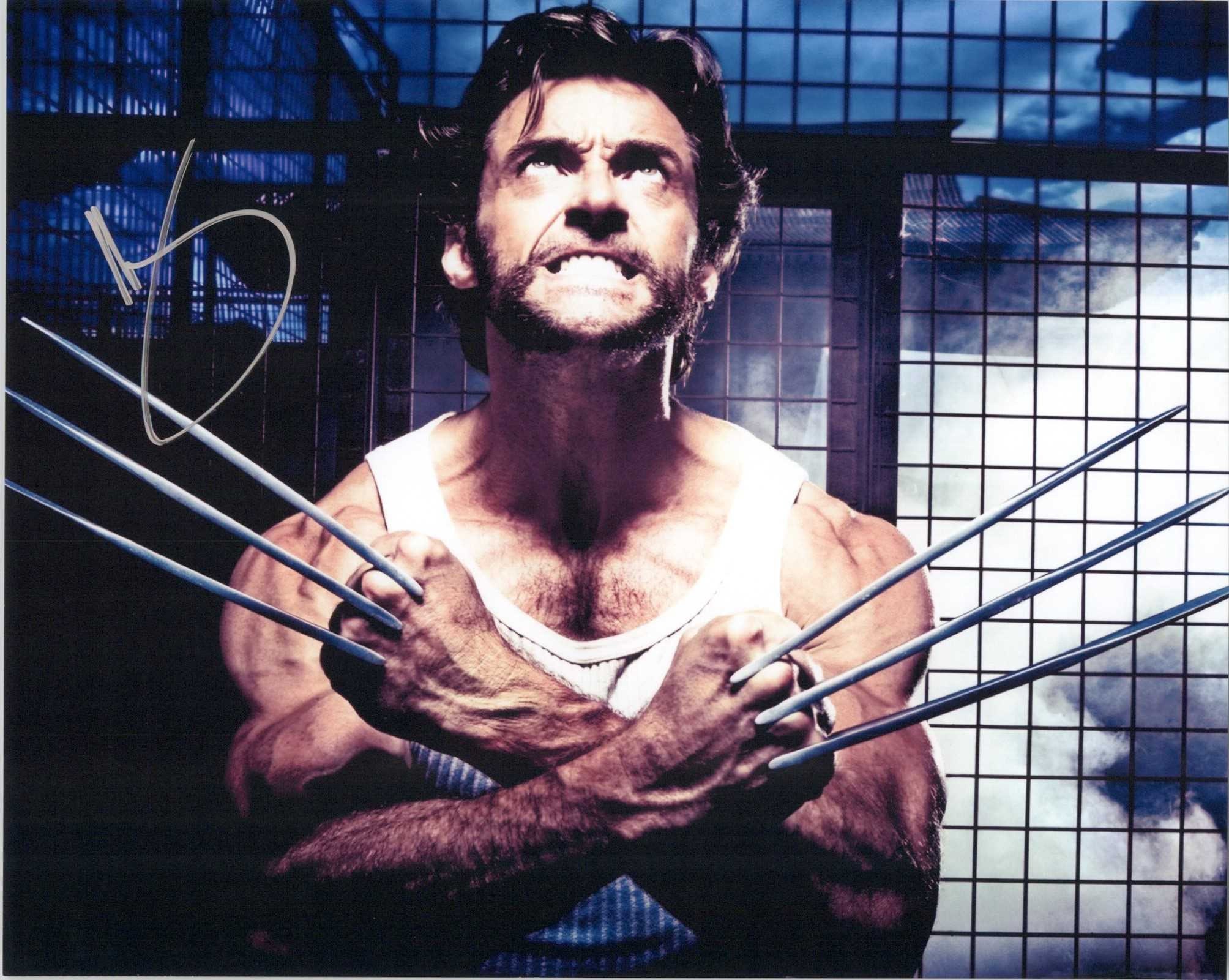 Hugh Jackman Signed Autographed Wolverine Glossy | Etsy