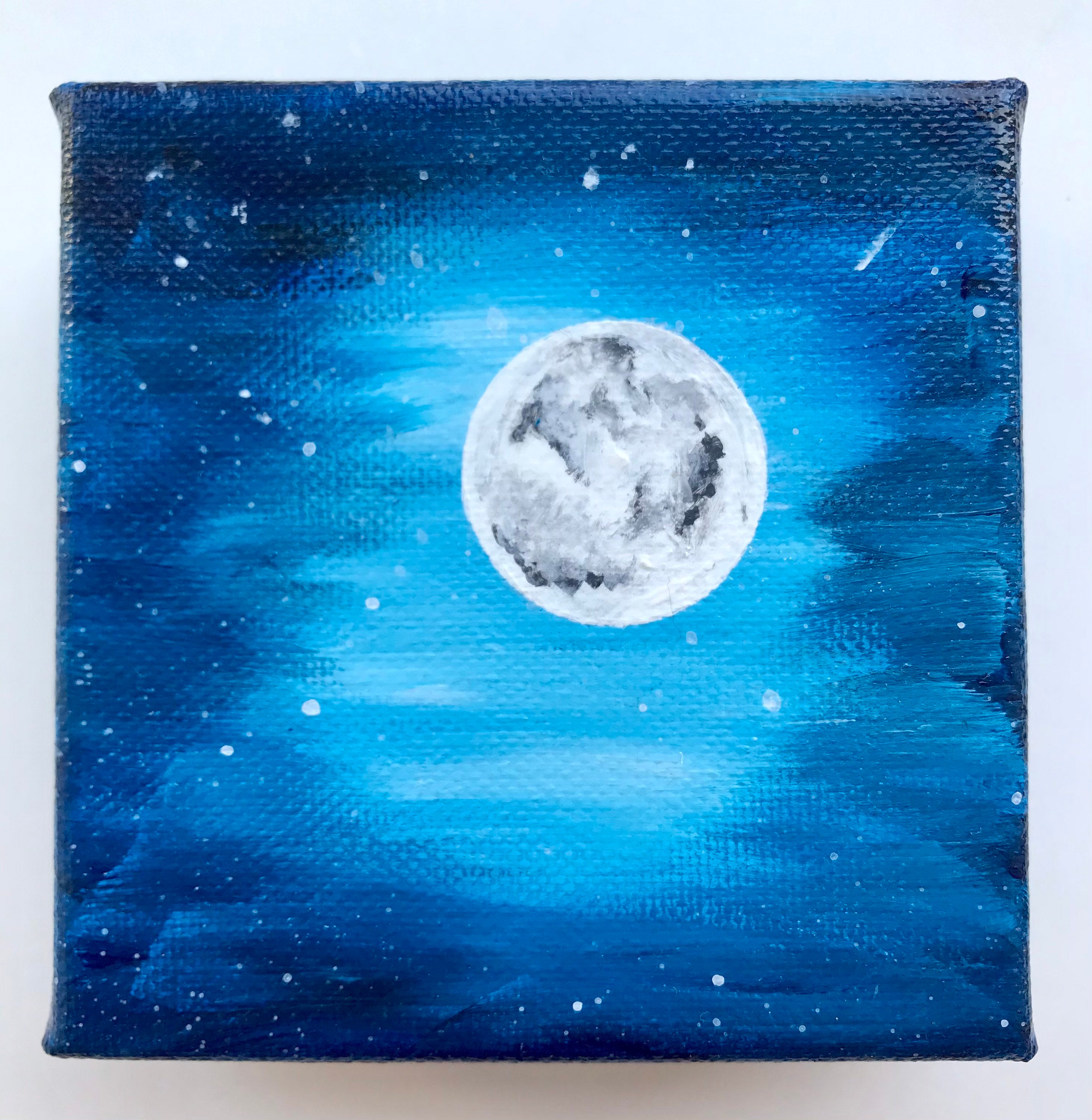 Simple Full Moon Painting