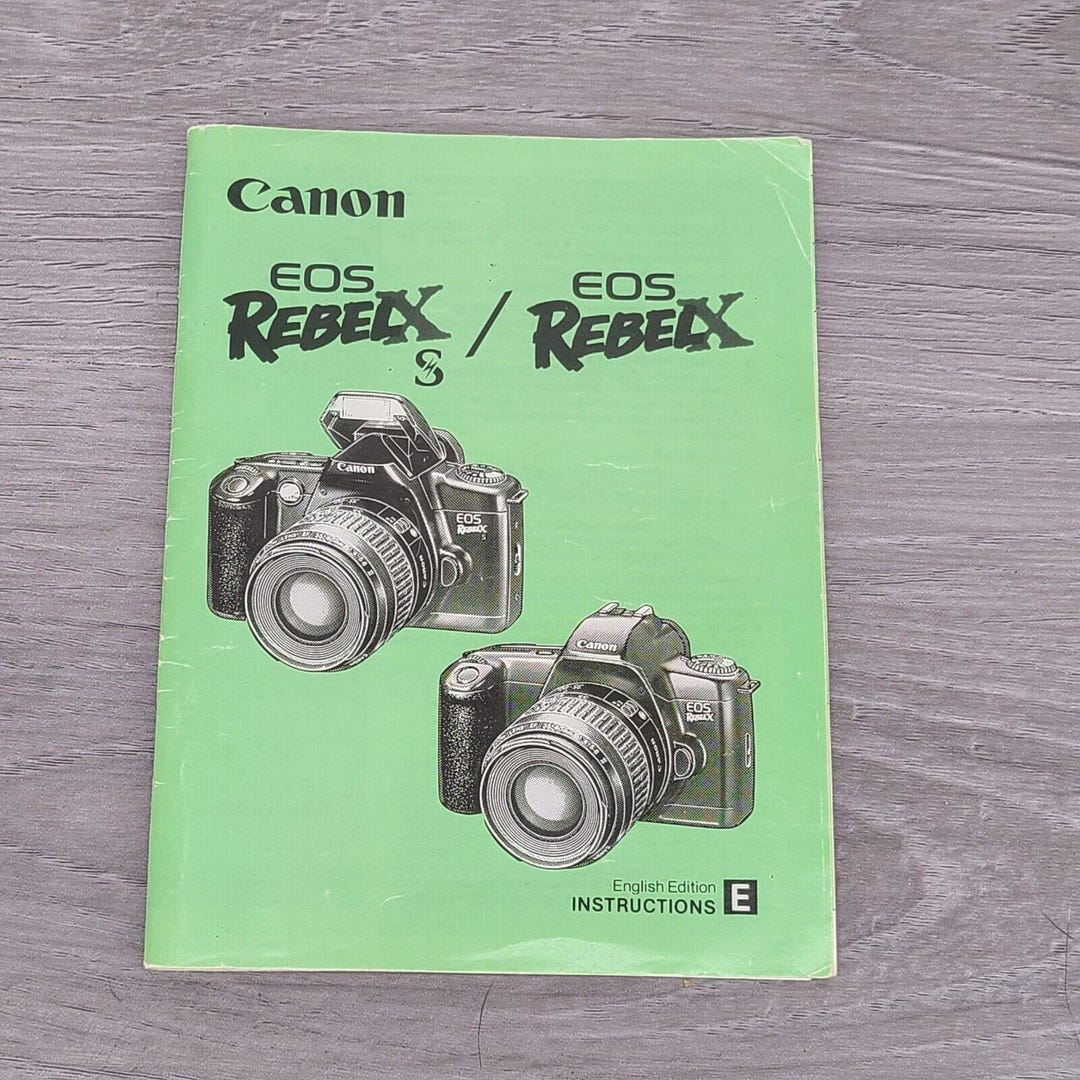 Canon EOS Rebel X S Rebel X Camera Guide Original Instruction Manual ...