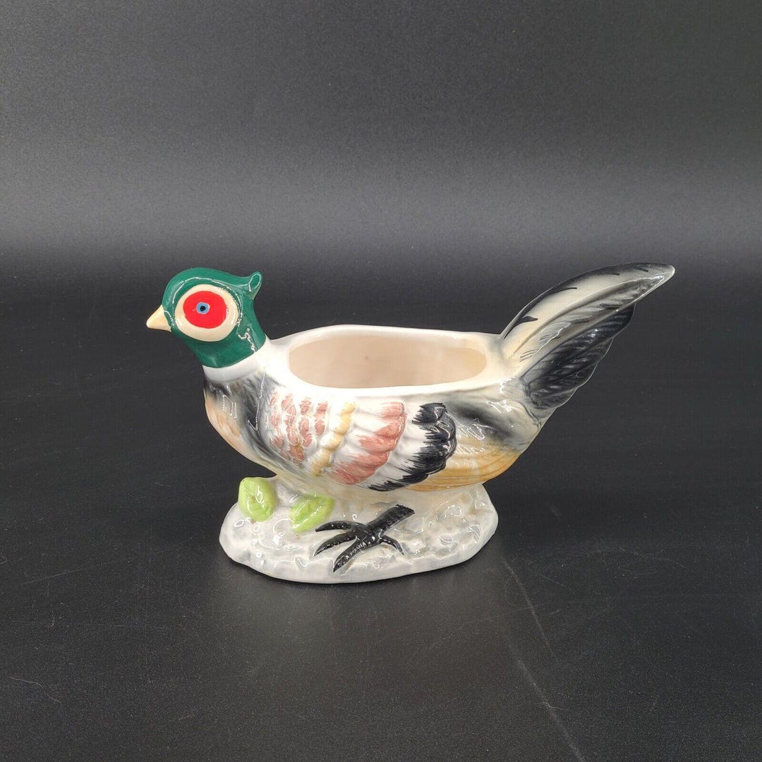 Vintage Rubens Original Ceramic Pheasant Planter - Etsy