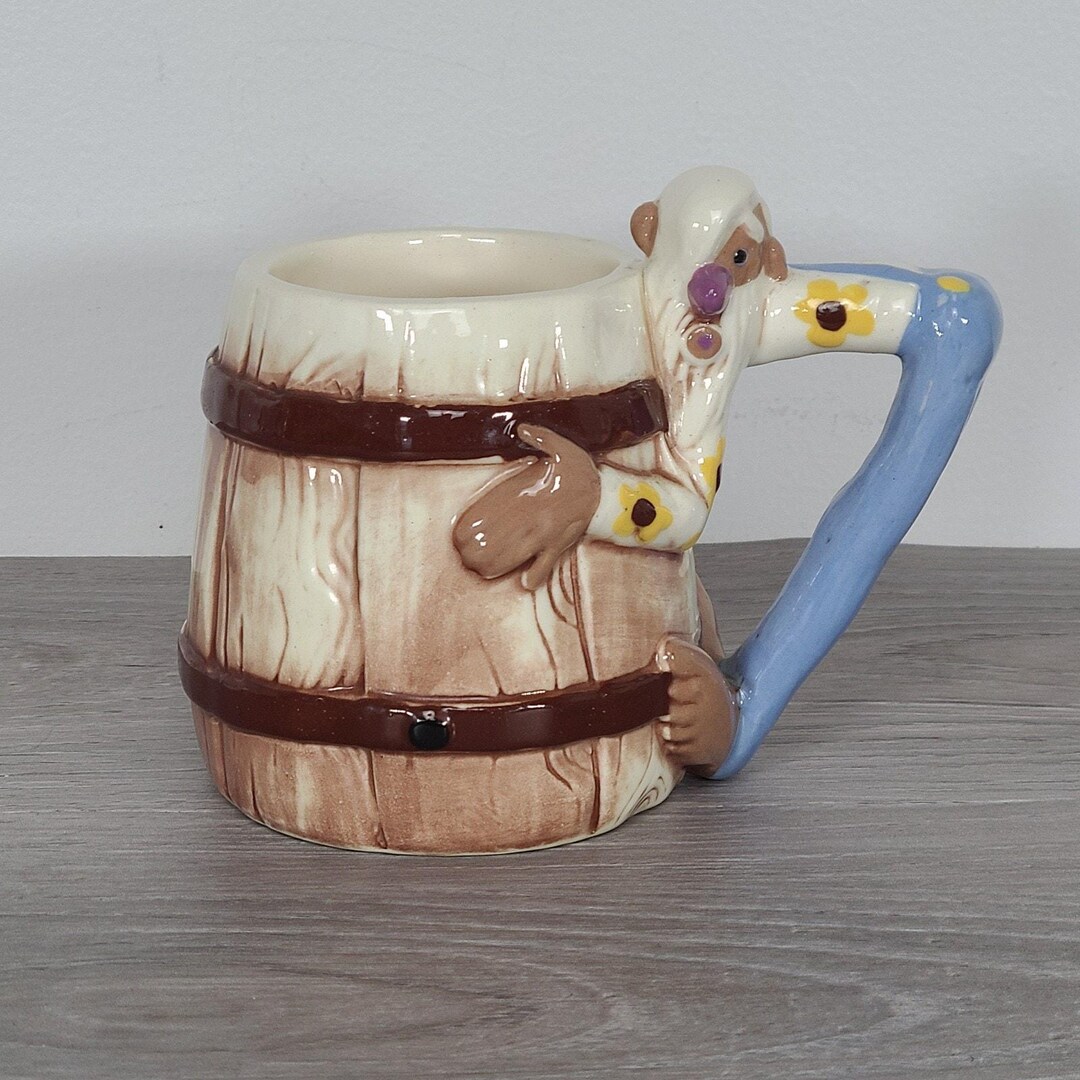Twin Winton Pottery Hillbilly Men of the Mountain Mug Kitsch Country ...