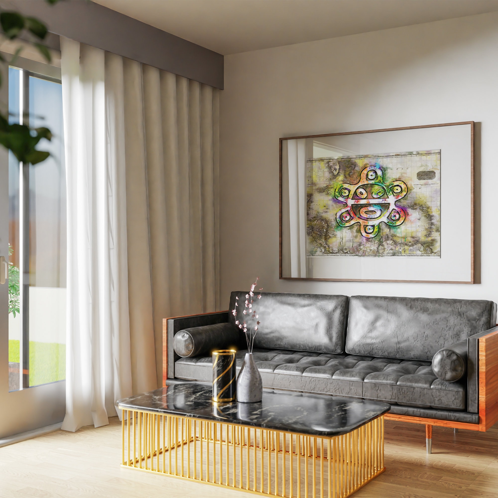 Borinquen Taino Art Taino Sun Arte Boricua Caribbean Puerto Rico Wall ...