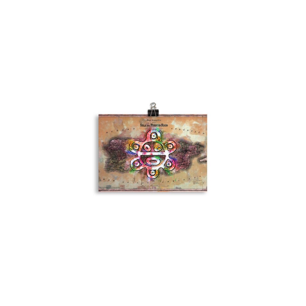 Borinquen Taino Art Taino Sun Arte Boricua Caribbean Puerto Rico Wall ...