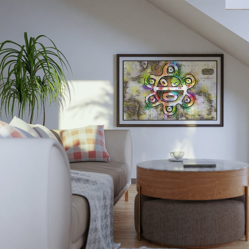 Borinquen Taino Art Taino Sun Arte Boricua Caribbean Puerto Rico Wall ...